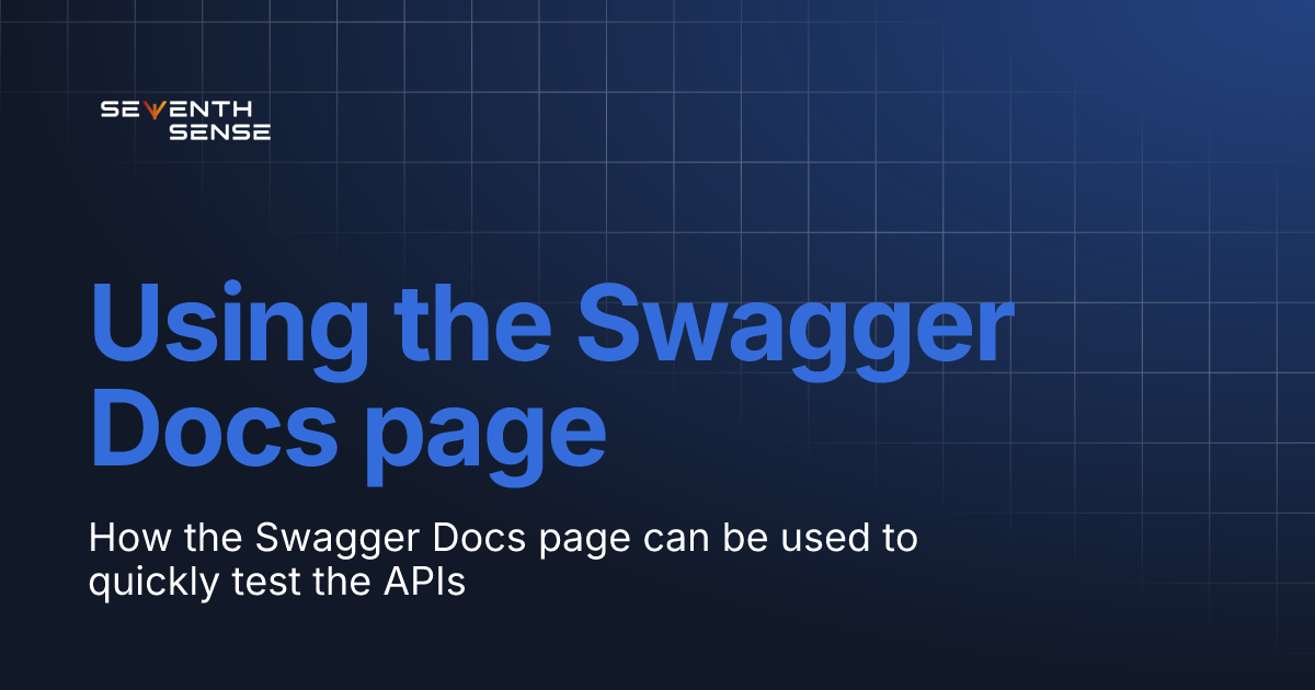 Using the Swagger Docs page | SenseCrypt v3.1.1