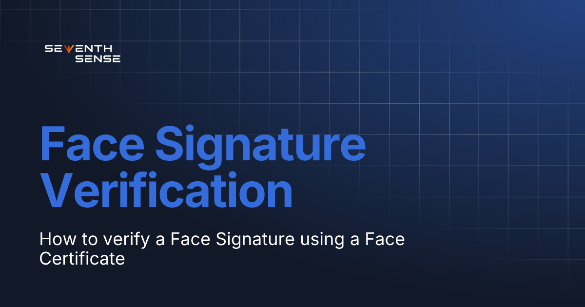 Face Signature Verification | SenseCrypt v3.1.1
